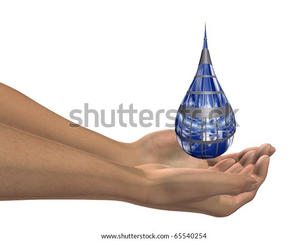 High Resolution Drop Falling Hands Stock Illustration 65540254 ...