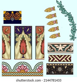High Resolution Elements Motifs Stock Illustration 2144781433 ...