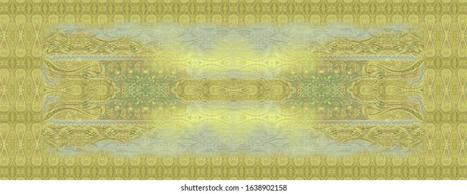 High Resolution Ethnic Texture Border Design Stock Illustration ...