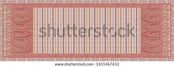 High Resolution Ethnic Texture Border Design Stock Illustration ...