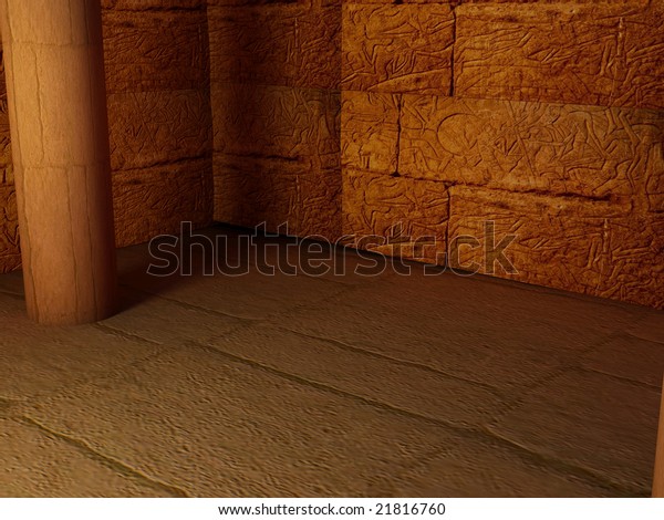 High Resolution Image Interior Pyramid Egyptian Stock Illustration ...