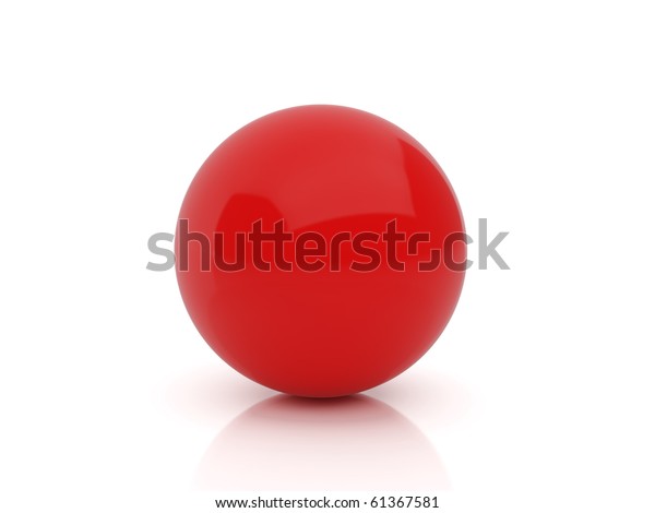 High Resolution Image Red Sphere 3d Stock Illustration 61367581 ...