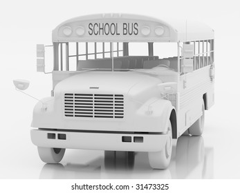 High Resolution Image School Bus 3d Stock Illustration 31473325 ...