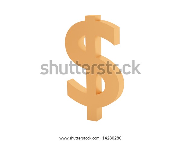 High Resolution Image Symbol Dollar 3d Stock Illustration 14280280 ...