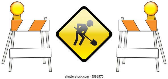 Ilustrasi Stok High Resolution Image Under Construction Symbolsign ...