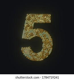 Luxury Gold Capital Letter Alphabet Vector Stock Illustration ...