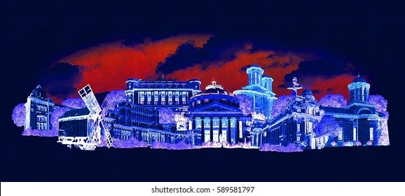 5,999 Bucharest night Images, Stock Photos & Vectors | Shutterstock