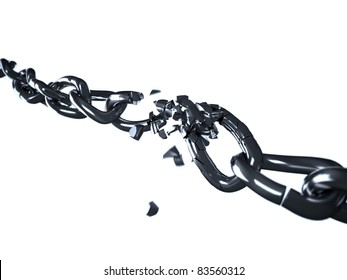 High Resolution Render Breaking Chain On Stock Illustration 83560312 ...