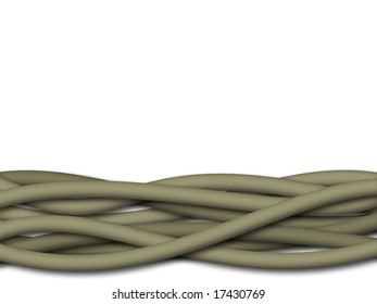 High Resolution Wire Cable Illustration On Stock Illustration 17430769 ...