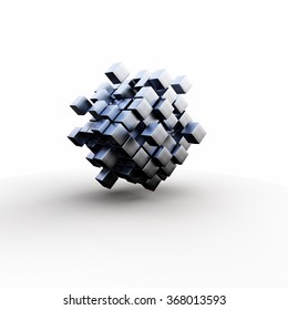 High Tech Cube Figure Stock Illustration 368013593 | Shutterstock