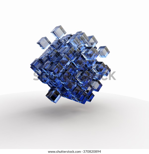 High Tech Cube Figure Stock Illustration 370820894 | Shutterstock