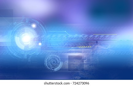 High Technology Concept Stock Illustration 724273096 | Shutterstock