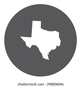Highly Detailed Map Inside Circle State Stock Vector (Royalty Free ...