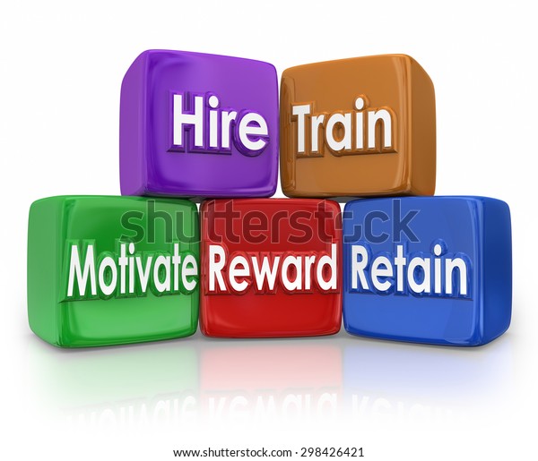 Hire Train Motivate Reward Retain Human Stock Illustration 298426421 Hire Train Motivate Reward Retain Human Stock Illustration 298426421