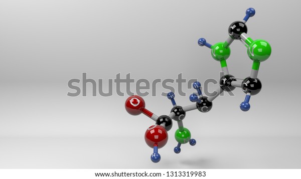 「Histidine Molecule Illustration Molecular Structure Essential」のイラスト素材 ...