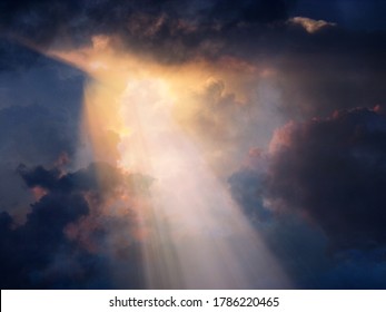 Holy Light Clouds 3d Rendering Stock Illustration 1786220465 | Shutterstock