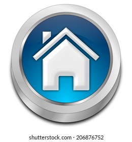 Home Button Stock Illustration 206876752 | Shutterstock