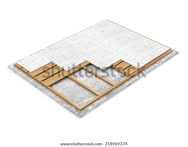 Home Construction Concept Cross Section Floor Stock Illustration 218969374