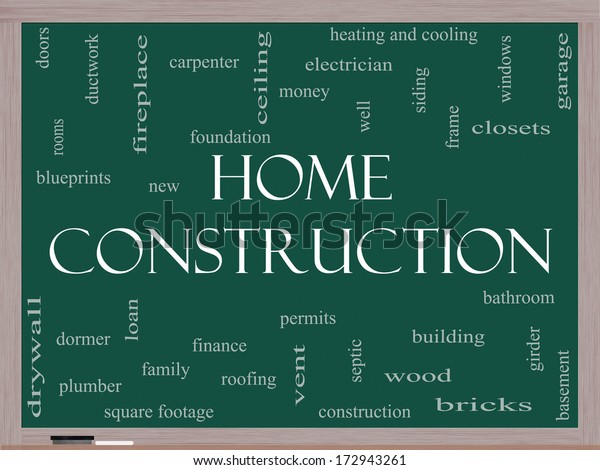 Home Construction Word Cloud Concept On Stock Illustration 172943261 ...