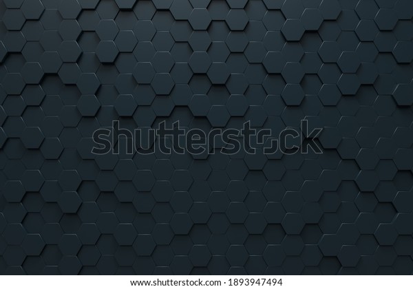 Honeycomb Abstract Wallpaper 3d Rendering Image Stock Illustration ...