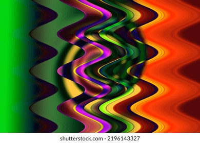 Horizontal Thin Colorful Lines Backgroundtextile Illustrationfractal ...