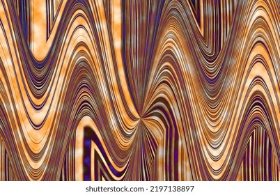 Horizontal Thin Colorful Lines Backgroundtextile Illustrationfractal ...