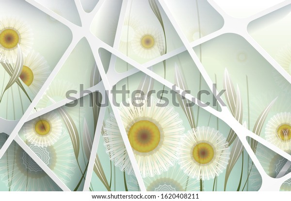 Horizontal Wall Background Hd Design Stock Illustration 1620408211 ...