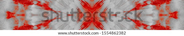 Horror Aquarelle Texture Splash Zigzag Motif Stock Illustration ...