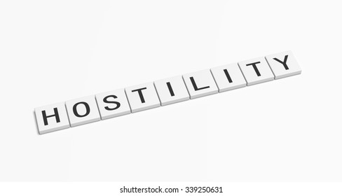 Hostility Word Stock Illustration 339250631 | Shutterstock