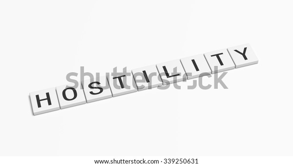 Hostility Word Stock Illustration 339250631 | Shutterstock