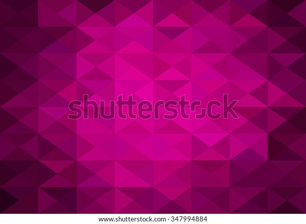 Hot Pink Abstract Background Triangles Low Stock Illustration 347994884 ...