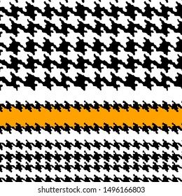 Houndstooth Pattern Vintage Textile Texture Classic Stock Illustration ...