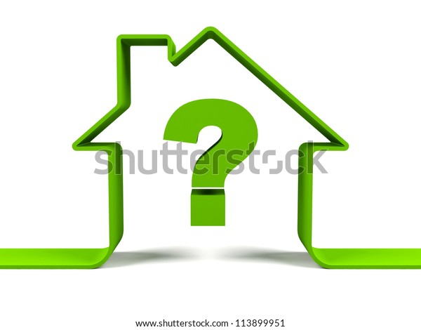 House Question Mark Stockillustration 113899951