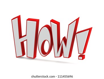How Word Stock Illustration 111455696 | Shutterstock