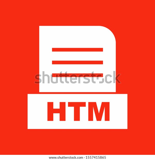 Htm File Isolated On Abstract Background Stock Illustration 1557415865