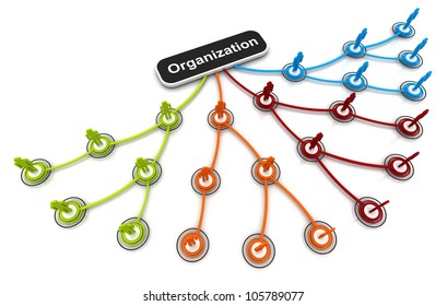 Human Organization Connection Chart Bubble Diagram Stock Illustration ...