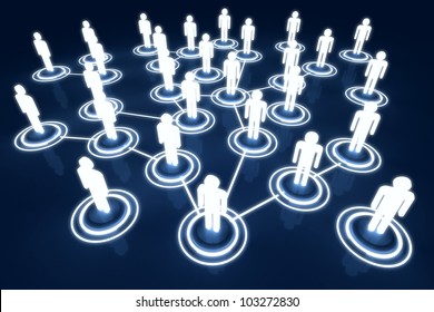 Human 3d Model Light Connection Link Stock Illustration 103272830 ...