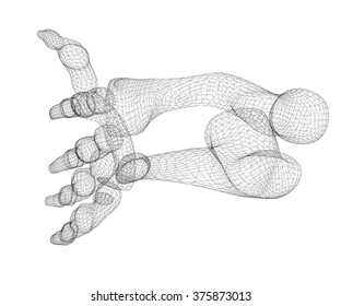 Human Body Hand Body Structure Wire Stock Illustration 375873013 ...