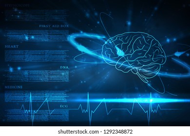 Human Brain 2d Illustration Stock Illustration 775897873 | Shutterstock