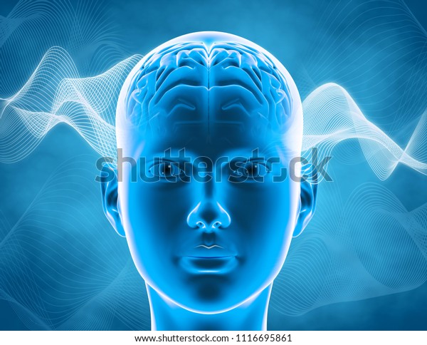 Human Brain Cognitive Functions Intelligence Concept Stock Illustration ...