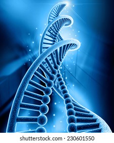 Human Dna Structure Stock Illustration 230601550 | Shutterstock