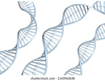 Human Dna Structure 3d Render Stock Illustration 1143963638 | Shutterstock
