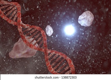 Human Dna Structure Cell Stock Illustration 138872303 | Shutterstock