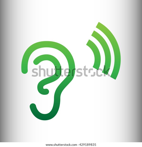 Human Ear Sign Stock Illustration 429189835 | Shutterstock