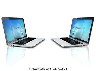 57.282 imagens de Computer screen face Imagens, fotos stock e vetores ...