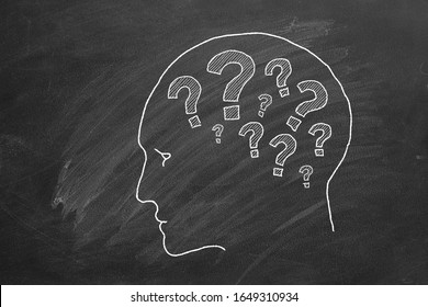 Human Head Question Marks Inside Animated Stock Illustration 1649310934 ...