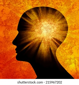 Human Head Sun Wall Background Stock Illustration 215967202 | Shutterstock