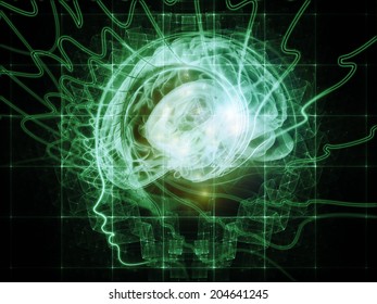 Human Mind Series Composition Brain Human Stock Illustration 204641245 ...