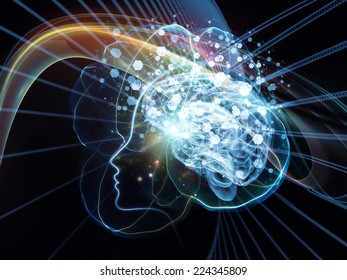 Connected Minds Series Design Made Human Stock Illustration 571621936