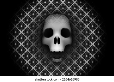 Human Skull Abstract Pattern Human Skull Stock Illustration 2164618985 ...